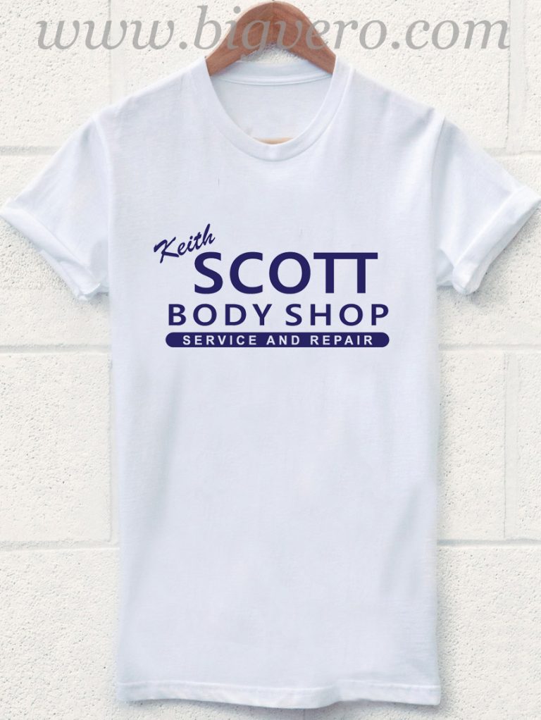 Keith Scott Body Shop T Shirt - Unique Fashion Store Design - Big Vero