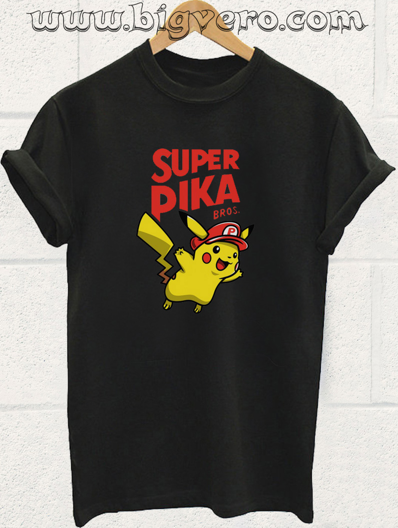 Super Pika Bros T Shirt - Unique Fashion Store Design - Big Vero