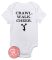 Crawl. Walk. Cheer. Baby Onesie | Cool Baby Onesie Designs - Bigvero.com