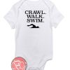 Crawl Walk Skate Baby Onesie | Cool Baby Onesie Designs - Bigvero.com