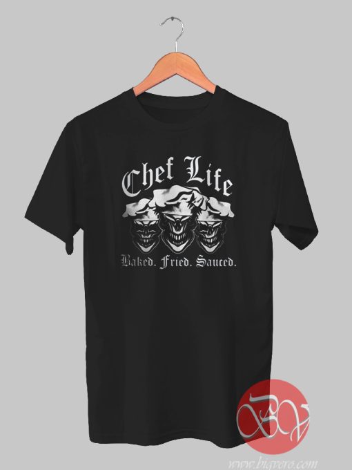 Ugly Chef Life Tshirt, Cool Tshirt Design by Bigvero.com