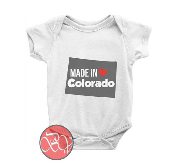 Made in Colorado Baby Onesie | Cool Baby Onesie Designs