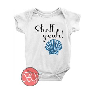 Shell Yeah Baby Onesie | Cool Baby Onesie Designs