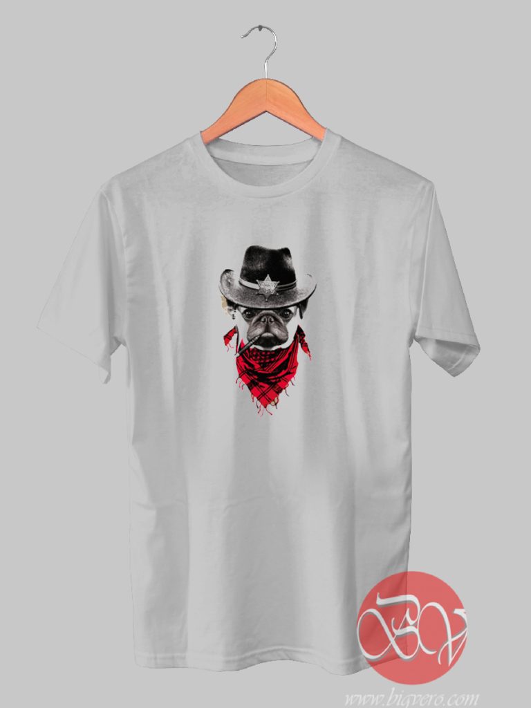 Sheriff Pug T-shirt - Ideas T-shirt - Designs Bigvero.com