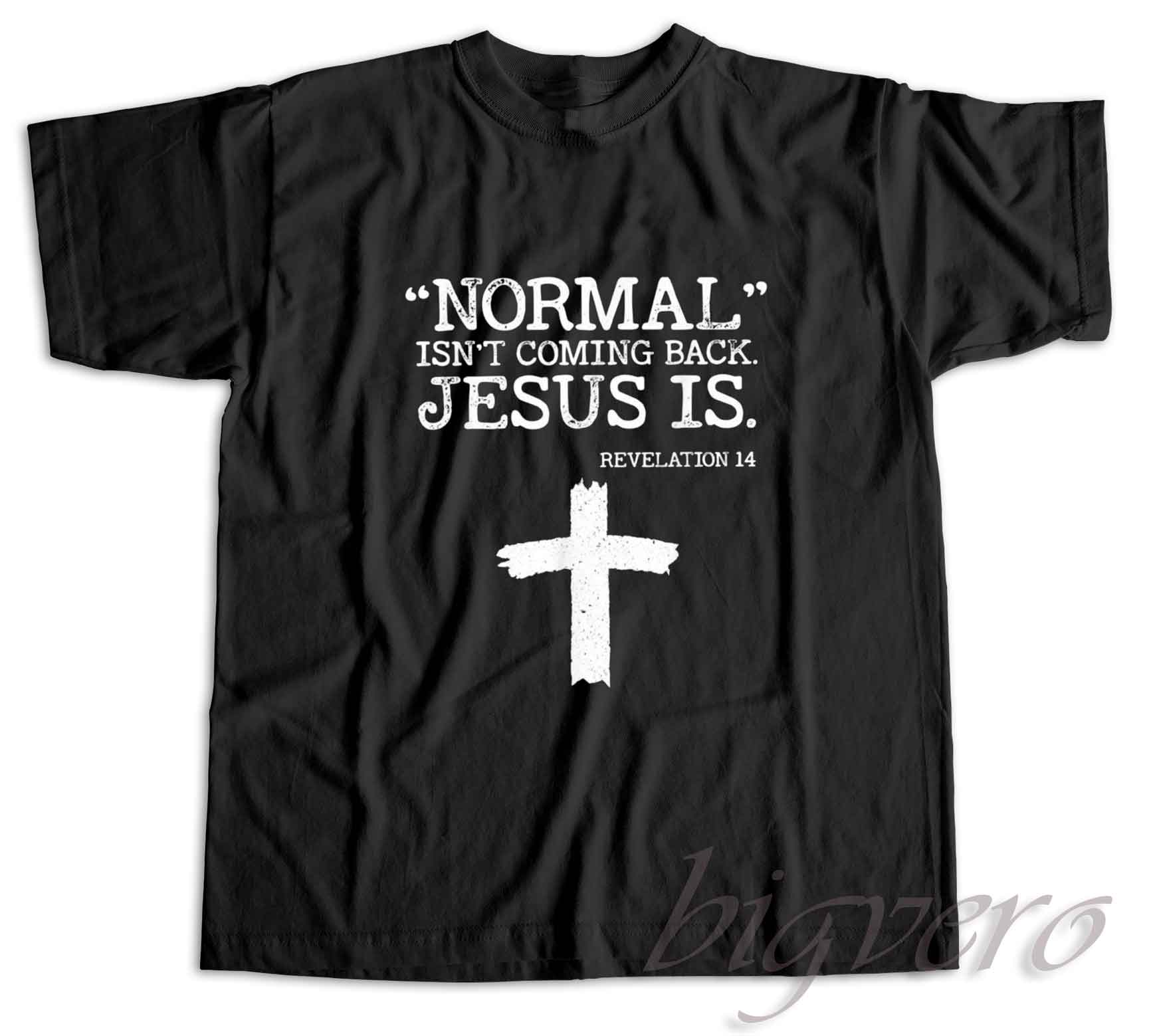 Normal Is Not Coming Back Jesus Is Revelation 14 T-Shirt - Big Vero