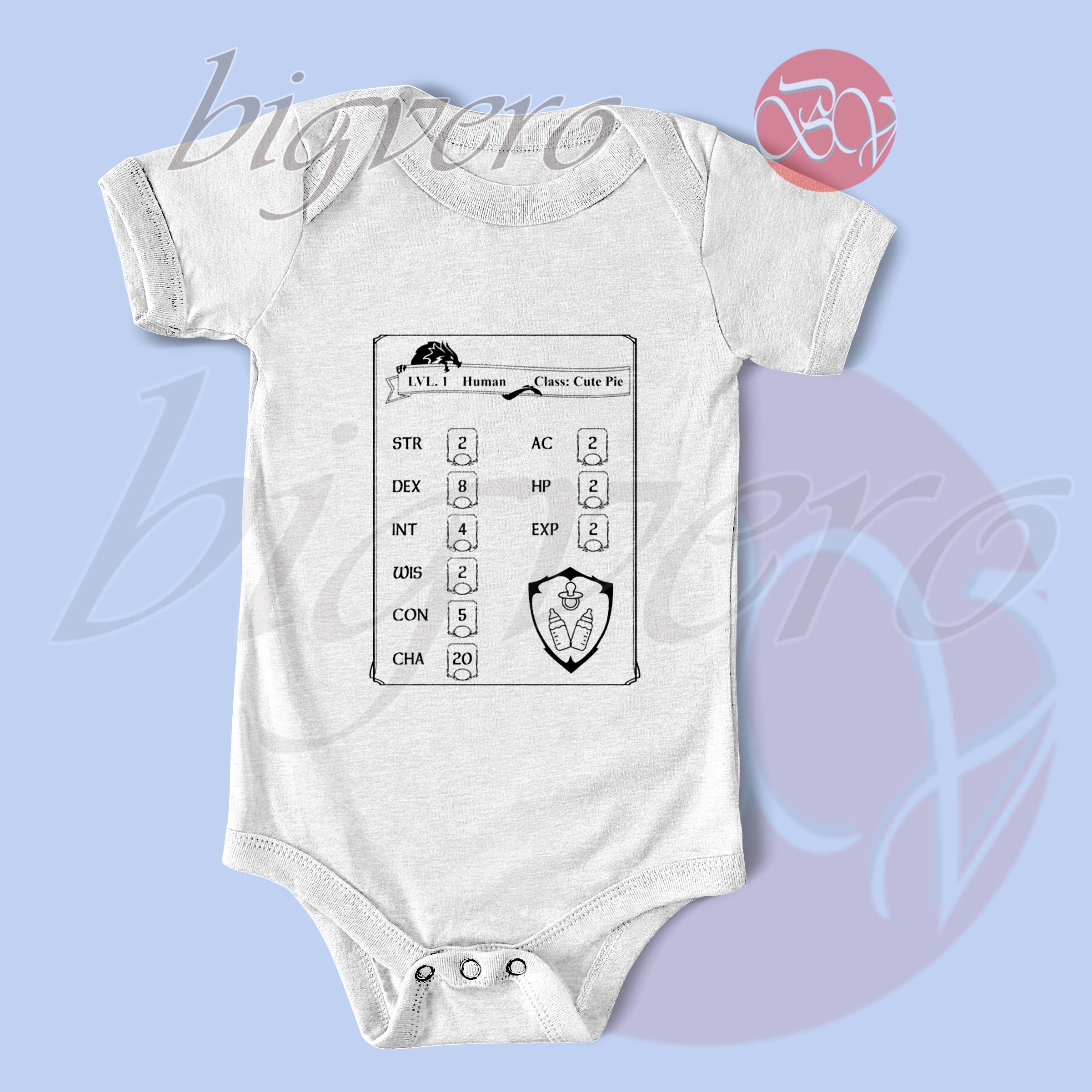 Level 1 Human Baby Bodysuits | Cool Baby Bodysuits Designs