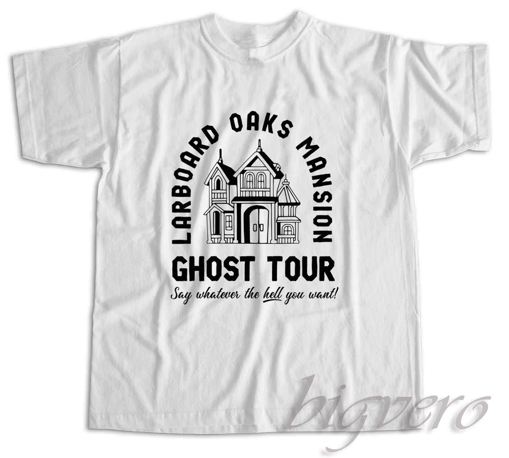 Larboard Oaks Mansion Ghost Tour T-Shirt Size S-3XL | Big Vero