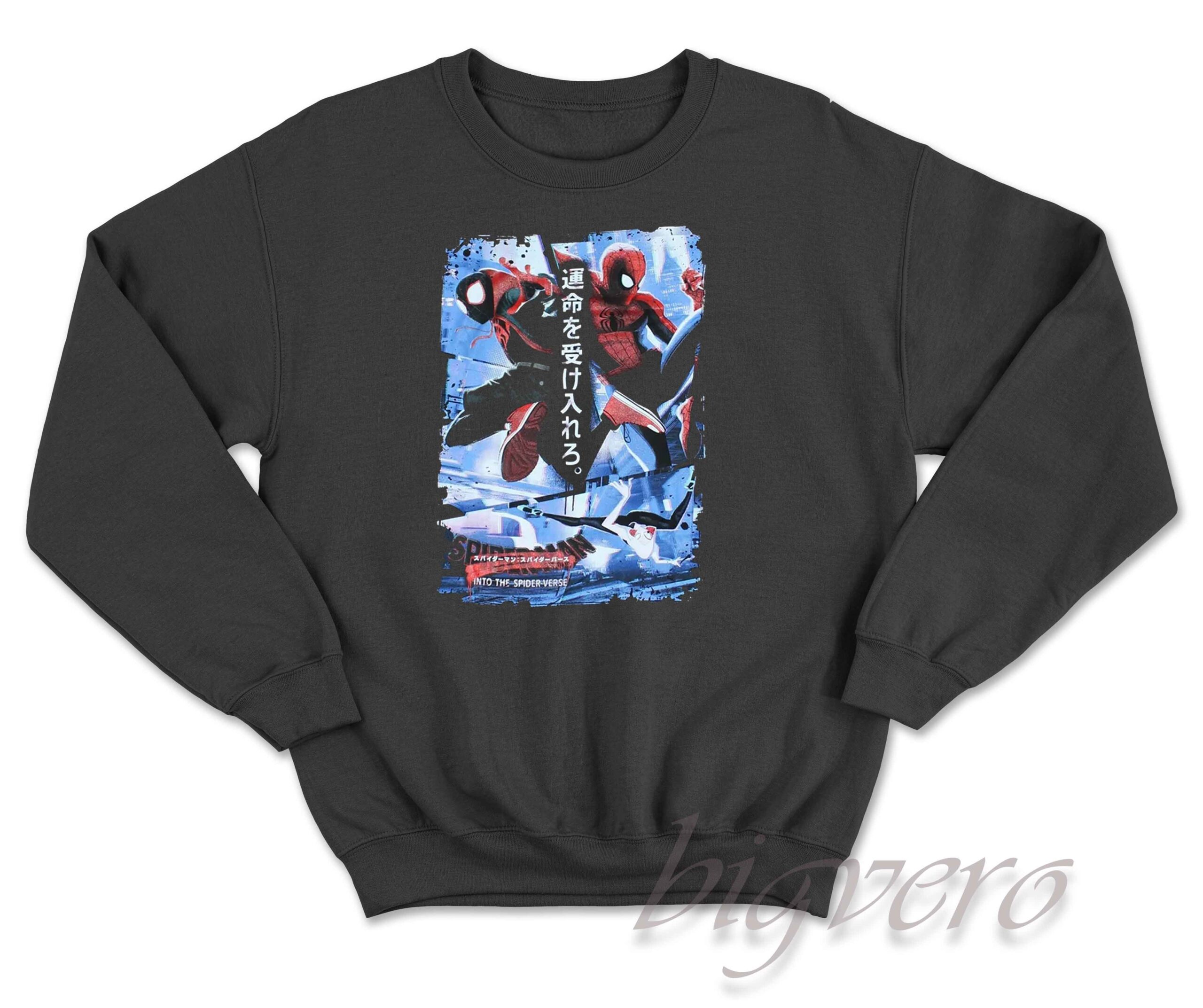 Buy Now ! SpiderMan Into the Spiderverse Sweatshirt Size S-3XL