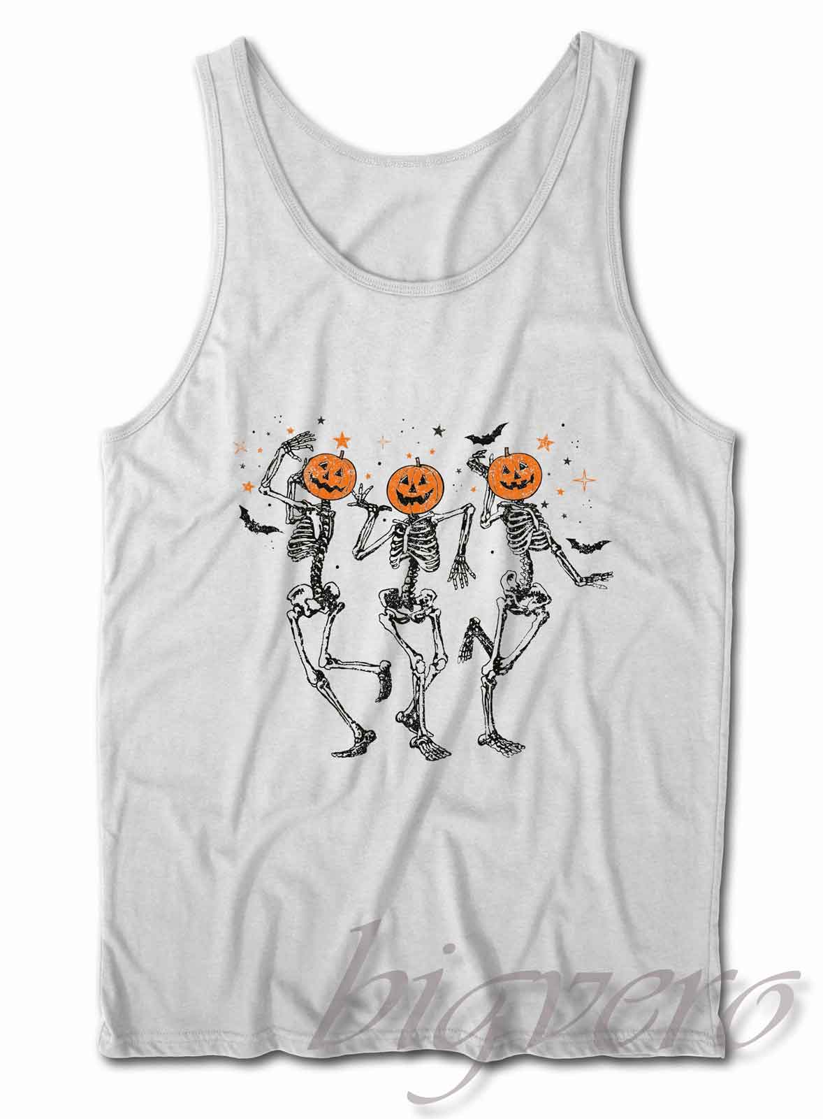 Buy It Now! Skeleton Halloween Tank Top Size S-3XL
