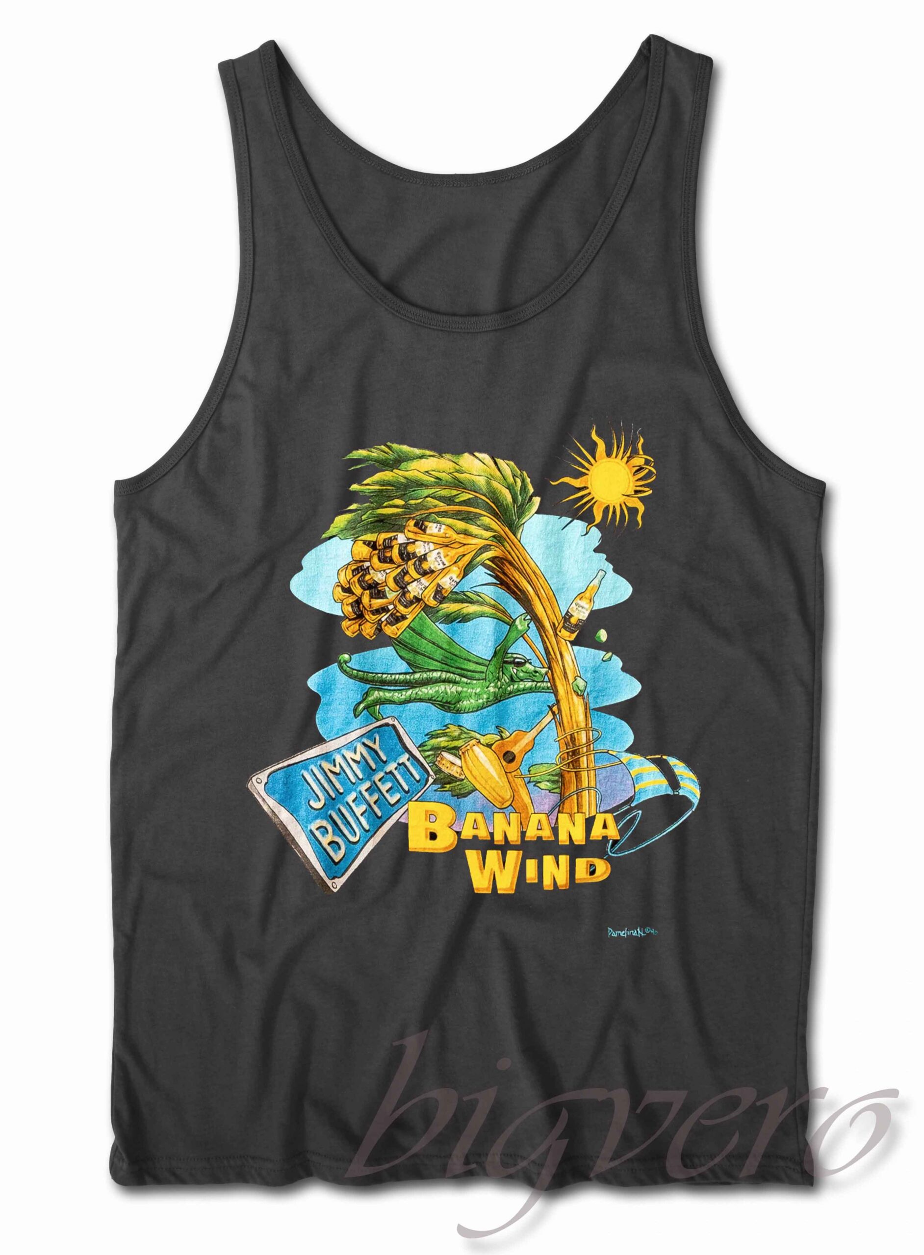 Buy Now ! Jimmy Buffett Banana Wind Tank Top Size S-3XL