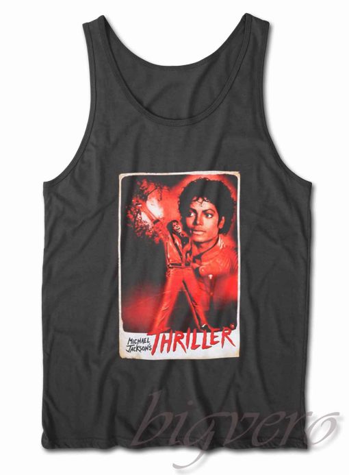 Michael Jackson Thriller Poster Tank Top Size S-3XL | Big Vero