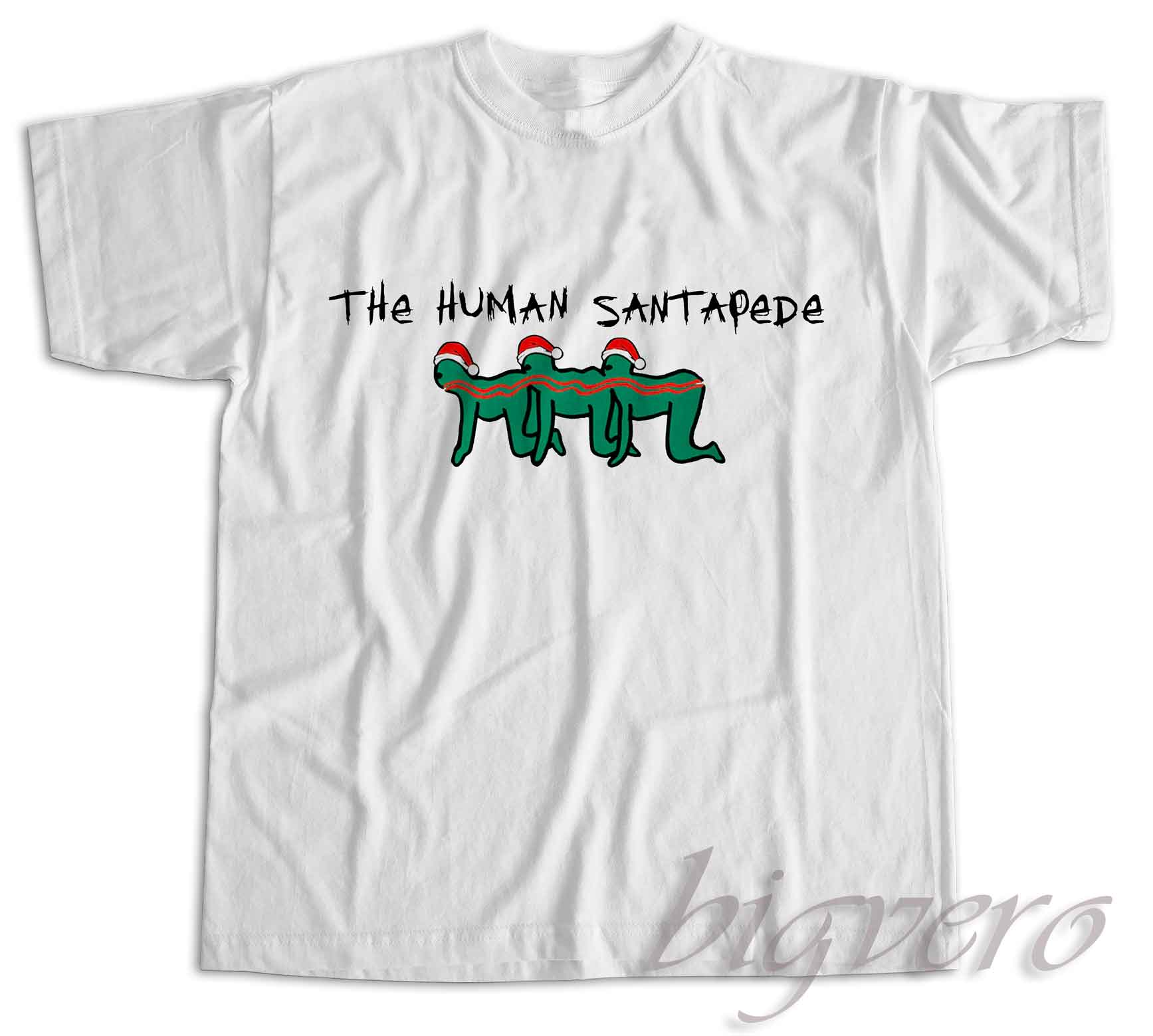 Buy Now! The Human Santapede T-Shirt Size S-3XL
